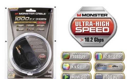 Кабель hdmi Monster Cable MC 1000 hdex - 2 метра