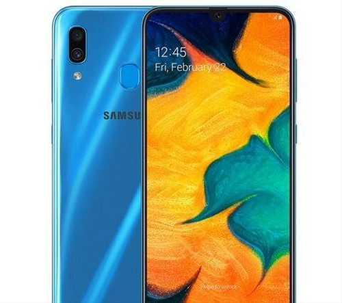 SAMSUNG Galaxy A30 3/32Gb (Синий). Новый. Гарантия