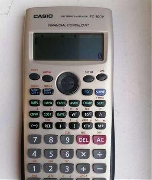 Финансовый калькулятор Casio FC-100V