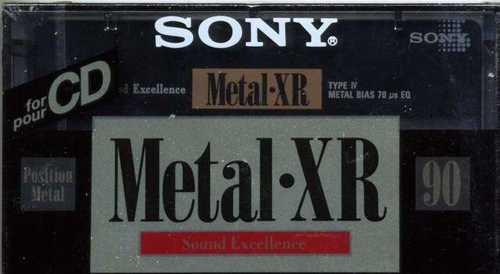 Аудиокассеты sony metal-XR 90 запечатанная