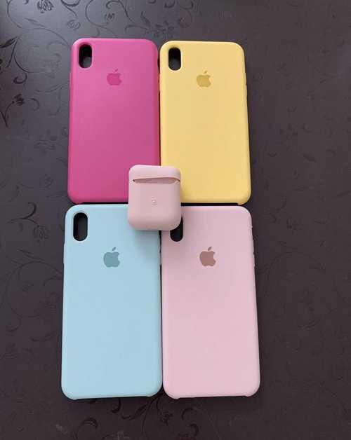 Чехлы Apple iPhone XSmax и Apple Airpods2