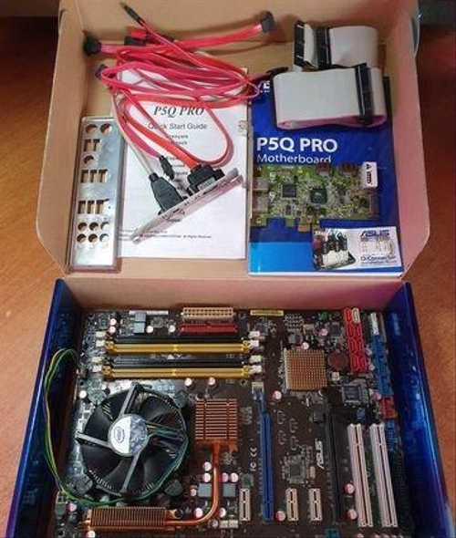 Asus P5Q pro + Intel Core2Duo E8500 + TS-PDC3