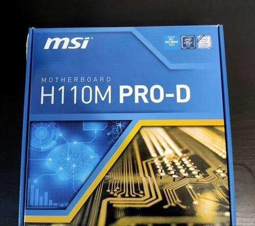 1151 MSI H110M PRO-D