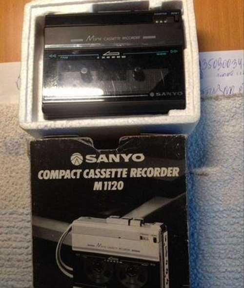 Sanyo M 1120 кассетный плеер диктофон