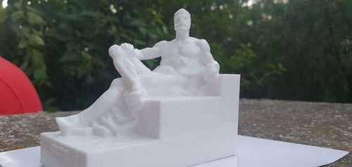 Отдыхающий геракл модель скульптура
