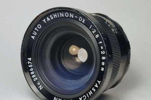 Yashika Auto Yashinon-DX 28mm f2.8 M42