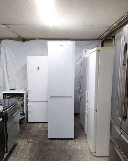 Двухметровый холодильник Beko, бу