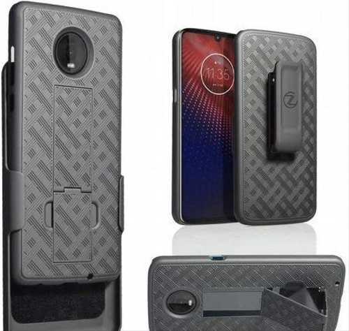 Чехол Holster Combo with Kickstand для Moto Z4