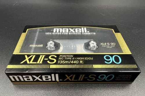 Запечатанная кассета Maxell xlii-S90 1987г