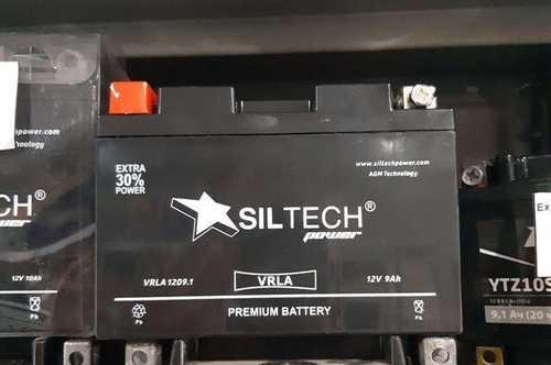 Мото аккумулятор siltech vrla 12V9Аh (YT9B-4) д150