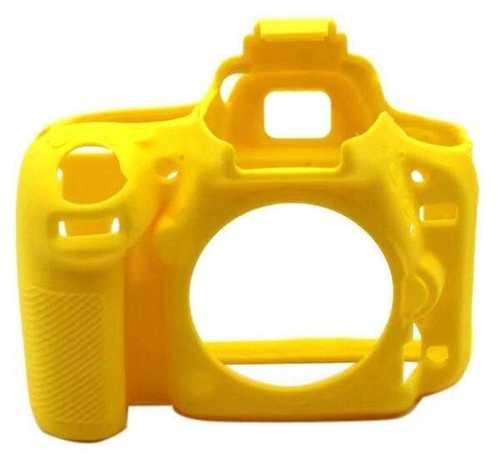 Силиконовый чехол для Nikon D750 цвет желтый