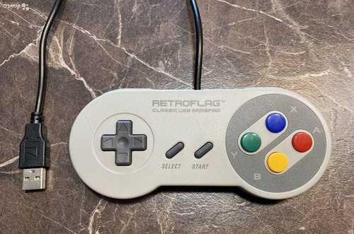 USB геймпад джойстик для игр в Super Nintendo