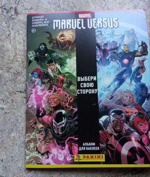 Наклейки panini marvel versus