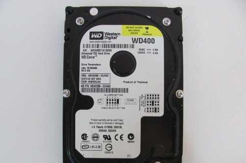 Жесткий диск 3,5" Western Digital 40Gb IDE