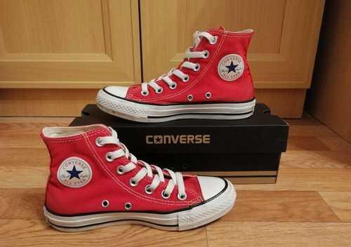 Кеды Converse красные р. 35