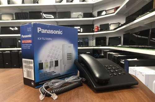 Телефон проводной Panasonic KX-TS2350RUB
