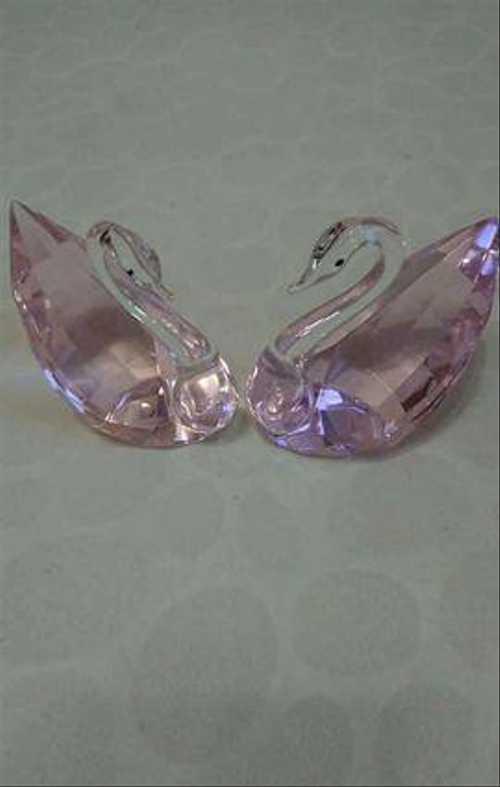 Swarovski Лебеди розовые