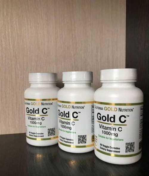 California Gold Nutrition, витамин C, 1000 мг