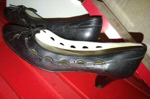 Туфли Rieker женские чёрные разм 40-41