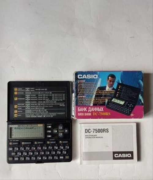 Электронная записная книжка casio DC-7500RS