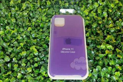 Чехол для iPhone 11 Silicon case Фиолетовый