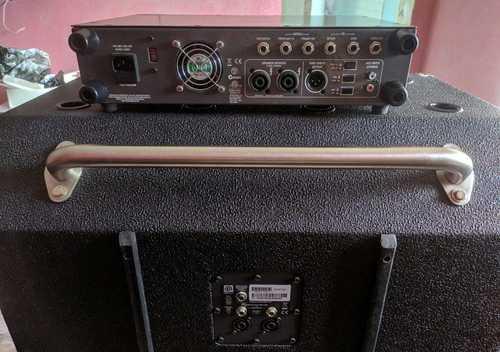 Басовая голова (ampeg SVT-7PRO) и кабинет (ampeg S