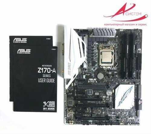 Связка LGA1151 Asus Z170-A + Core i5-6600K + 16GB