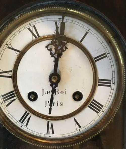 Часы настенные старинные с боем le roi a paris