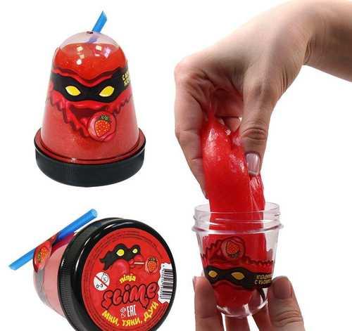 Лизун "Slime "Ninja", 130 г. оригинал в ассортимен