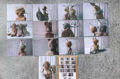 Набор открыток с мишками Тедди Анны Цымбал