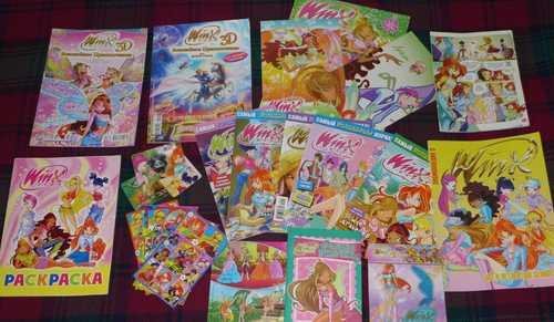 Журналы, комиксы, книги и кукла Winx (Винкс)