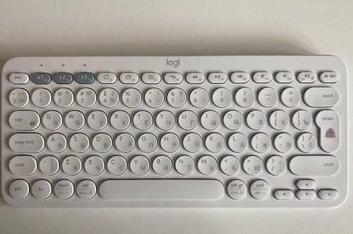 Клавиатура беспроводная Logitech K380, белый