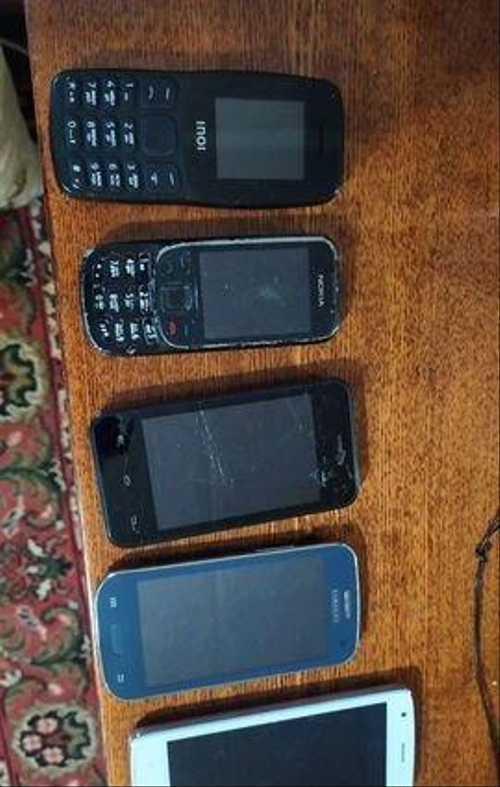 Мобильные телефоны на запчасть
