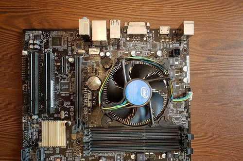 Материнская плата asus H110M2 D3 + Celeron G3900