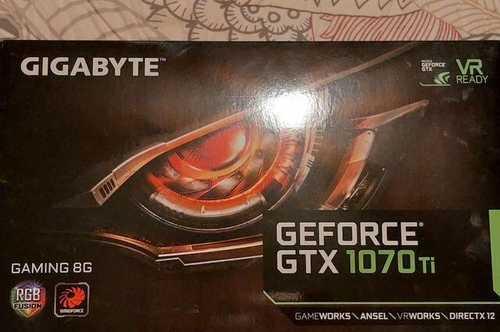 Видеокарта Nvidia Geforce gtx 1070 ti Gygabite