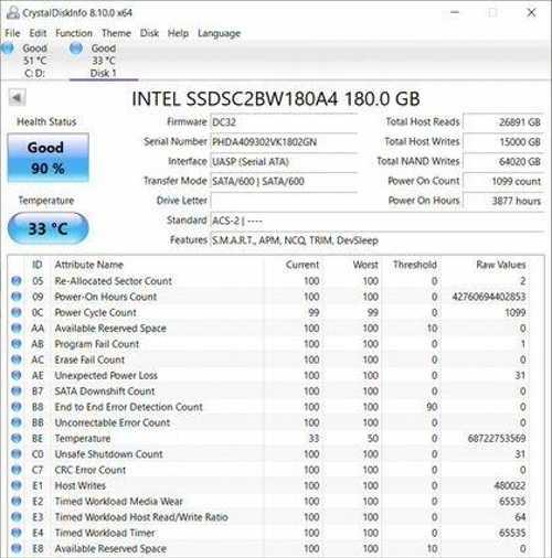 SSD диск Intel 530 Series 180GB