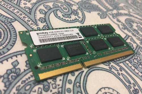 Оперативная память sodimm Goldkey DDR3 4GB