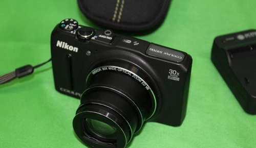 Фотоаппарат Nikon Coolpix S9700 GPS wi-fi +зарядка