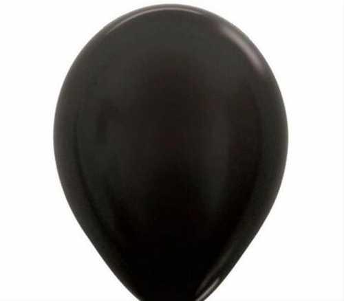 Латексные воздушные шары Sempertex, Чёрный метал