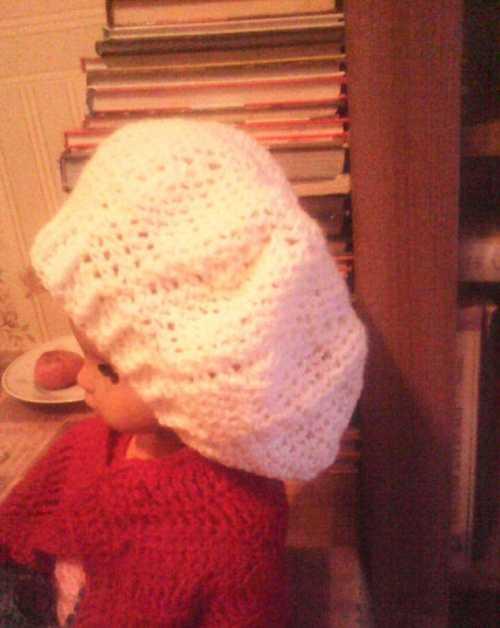 Летняя шапочка-беретик для девочки