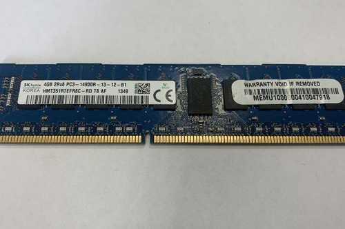 Серверная оперативная память DDR3 4gb PC3-14900R