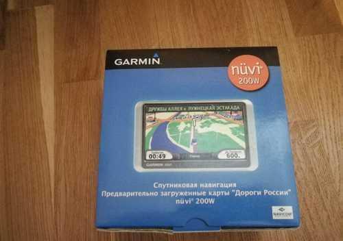 Навигатор garmin nuvi 200w