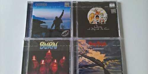CD диски Queen & Deep Purple