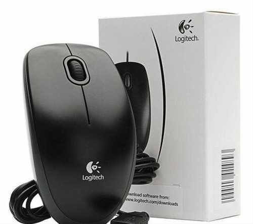 Мышь Logitech B100, 800dpi, USB (910-003357)