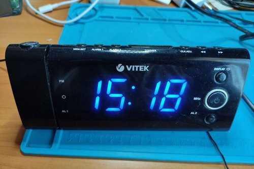 Радиочасы Vitek vt-3516 bk с проекцией времени