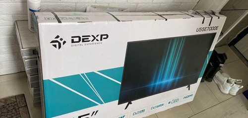 Телевизор dexp U55E700E (139см) кронштейн для стен