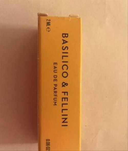 Basilico & Fellini Vilhelm Parfumerie 2ml сэмплы