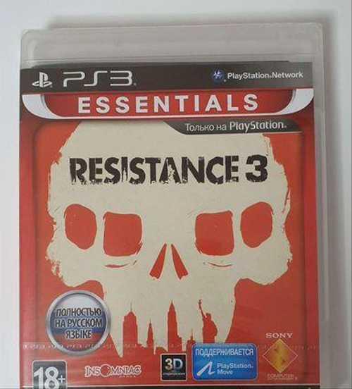 Игра Resistance 3 для PS3 (силд)