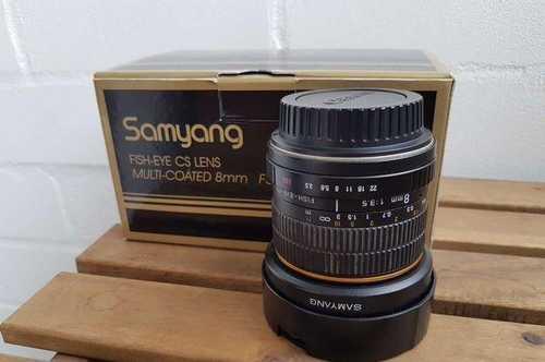 Объектив Samyang 8mm F3.5 EF-S