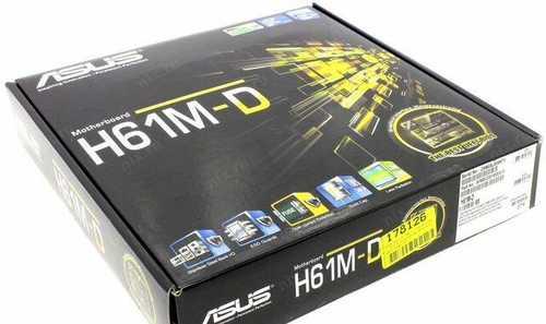 1155 Asus h61m-d новая запечатанная